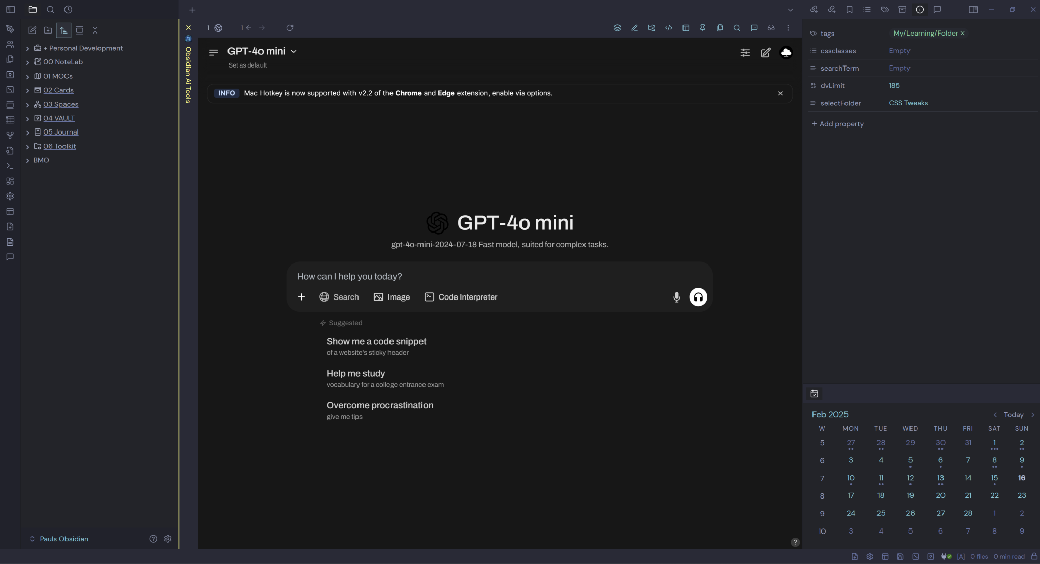How to Use Obsidian AI Tools